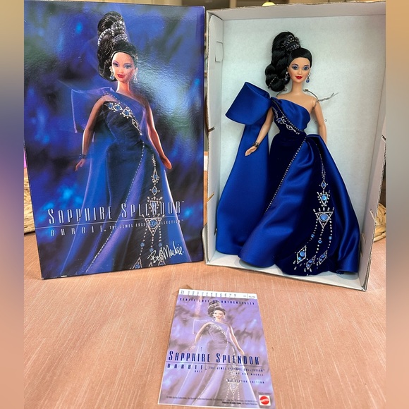 Barbie | Toys | Sapphire Splendor 997 Barbie Doll By Bob Mackie | Poshmark